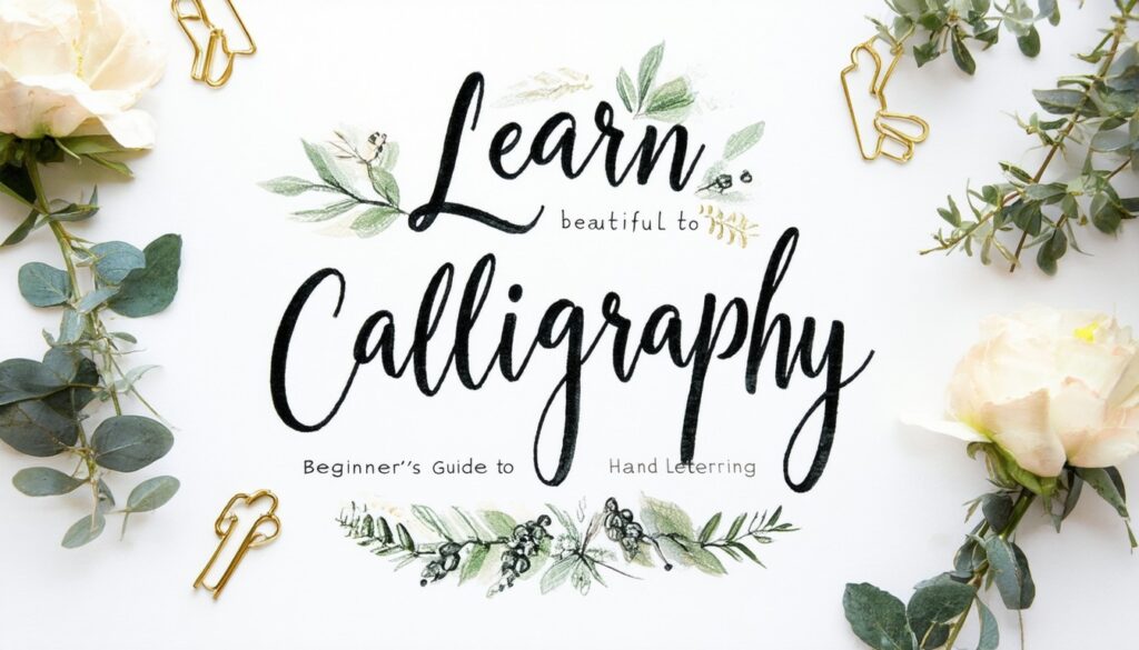 Learn Calligraphy: Beginner’s Guide to Beautiful Hand Lettering – Boost ...