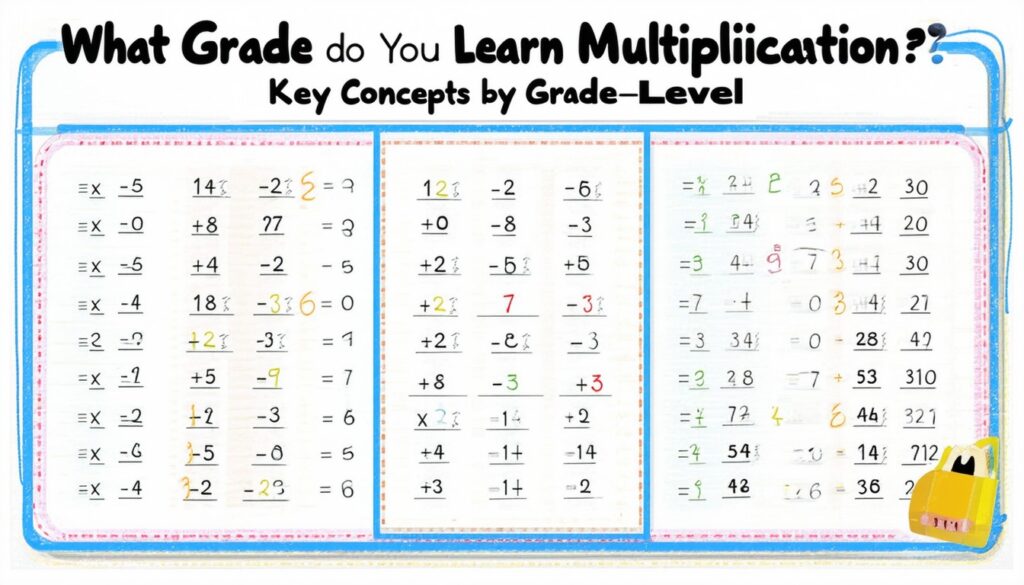 What Grade Do You Learn Multiplication? Key Concepts by Grade Level ...